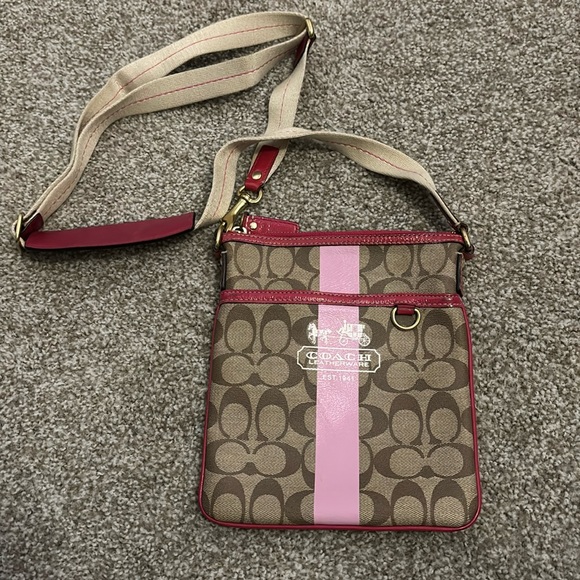 Coach | Bags | Coach Vinyl Crossbody | Poshmark